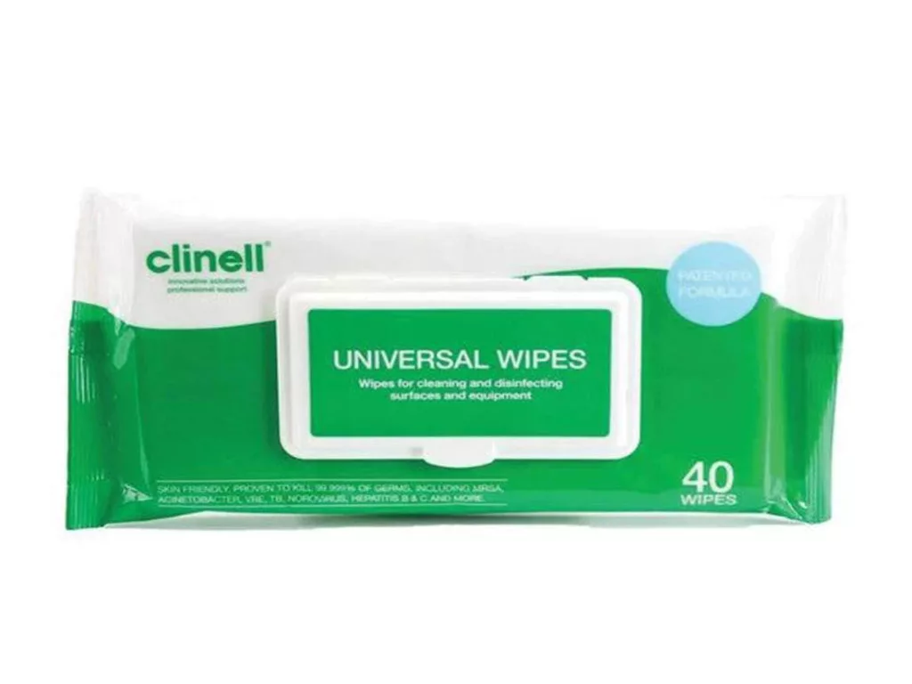 Clinell device disinfectant wipe
